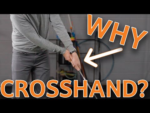 Improving Golf Swing Geometry With A Cross-Handed Grip