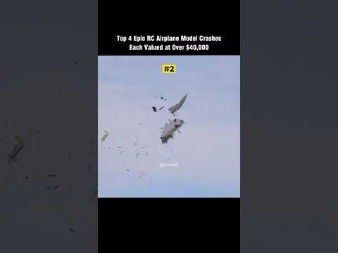 This is the most craziest RC plane crash (@rcwelt9)
