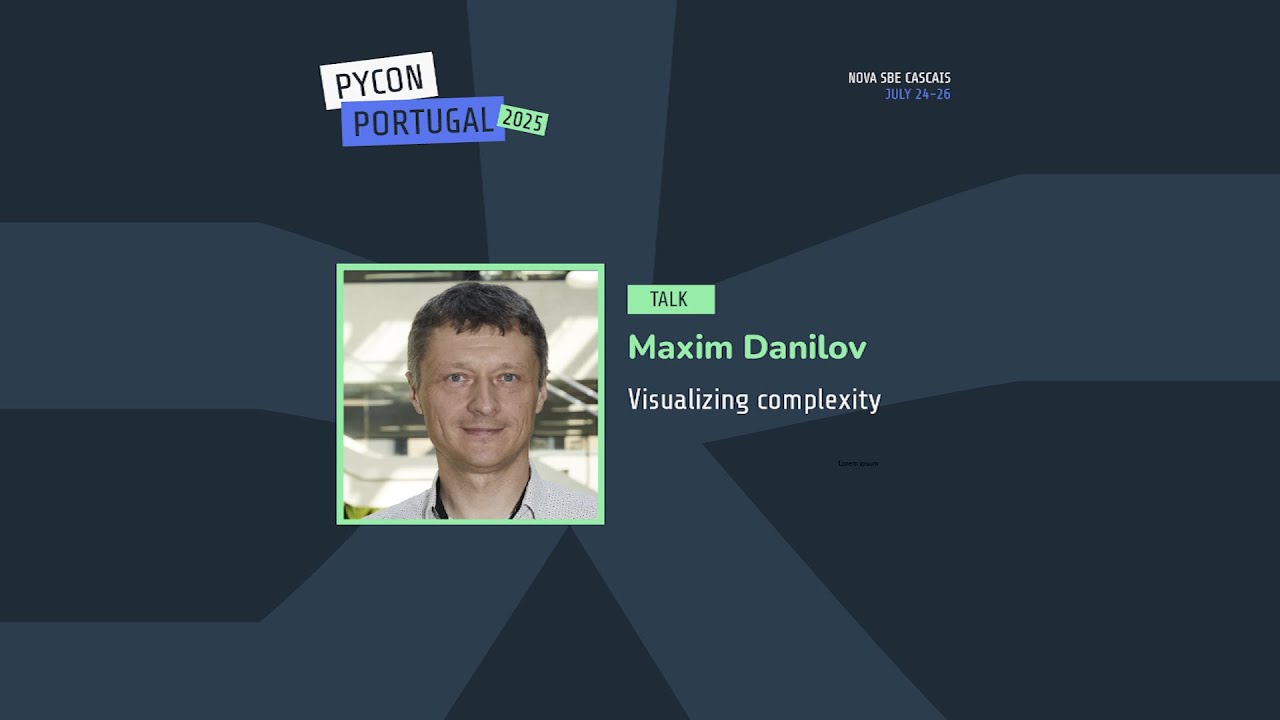 PyCon PT 2025 | Visualizing complexity