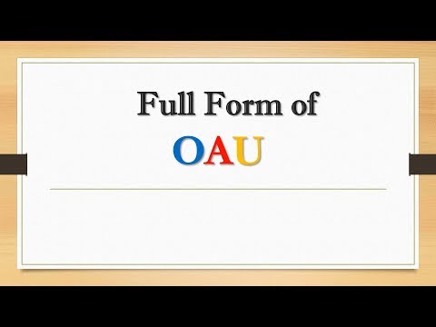 Full Form of OAU || Did You Know?