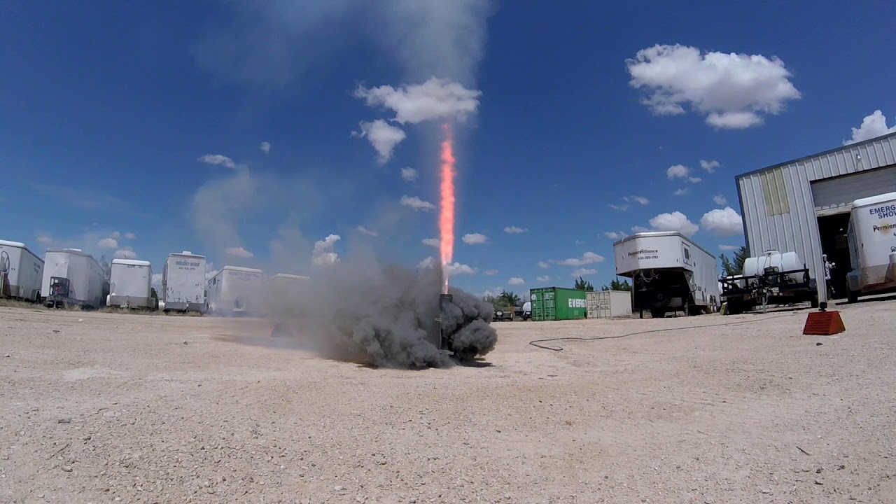 Rocket motor test burn - forward closure failure