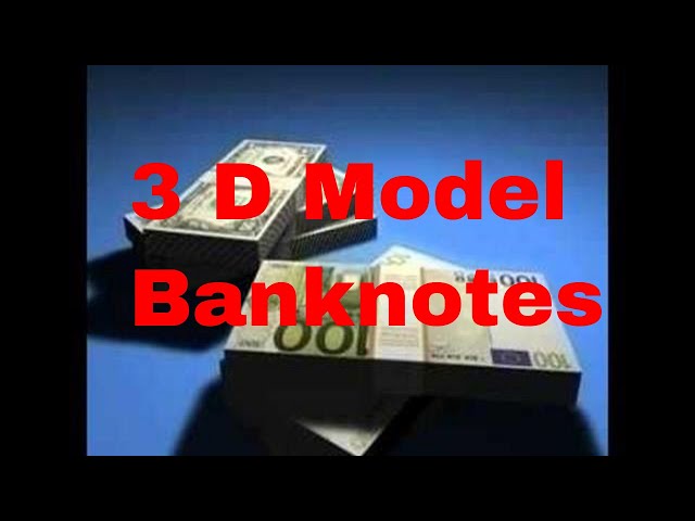 Banknotes 3D Model - FlatPyramid