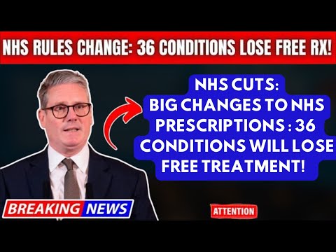 Major Prescription Cuts: NHS Removes Free Treatment for 36 Conditions!