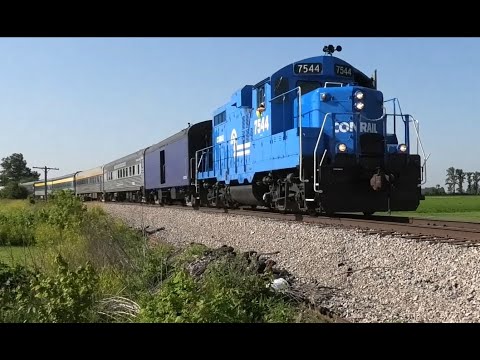 Ohio Rail Experience DT&I North End Trip with Conrail GP10 and GP30 Nickel Plate Road - Ohio Train