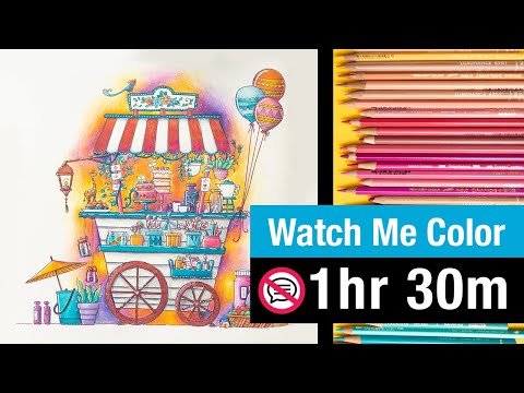 Johanna Basford Worlds of Wonder Coloring Page | Relaxing Coloring Timelapse ASMR