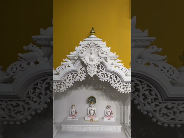 White Marble Temple - Makrana Pure White Marble Mandir from Makrana