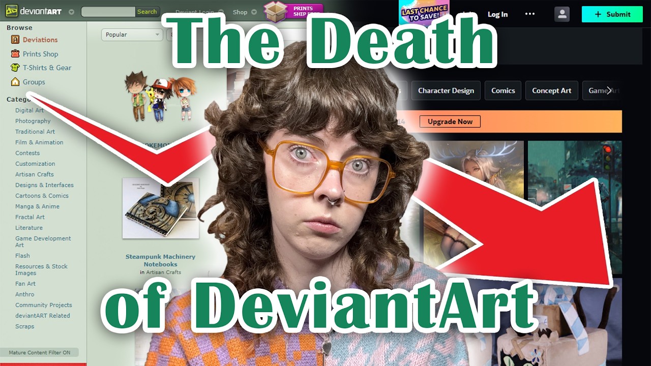 The Tragic Downfall of DeviantArt