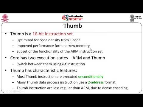 ARM In struction and Embedded C