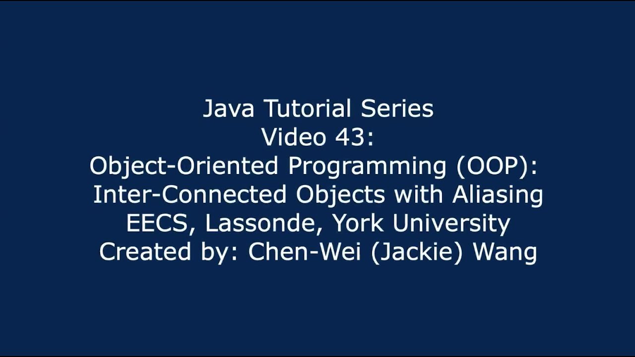 EECS1021 Java Tutorial 43