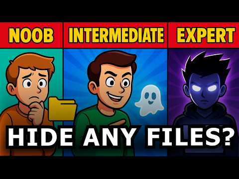 How to HIDE any File in Plain Sight (No One Will Ever Know)