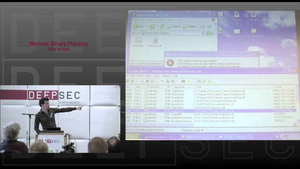 DeepSec 2010: Remote Binary Planting -- An Overlooked Vulnerability Affair