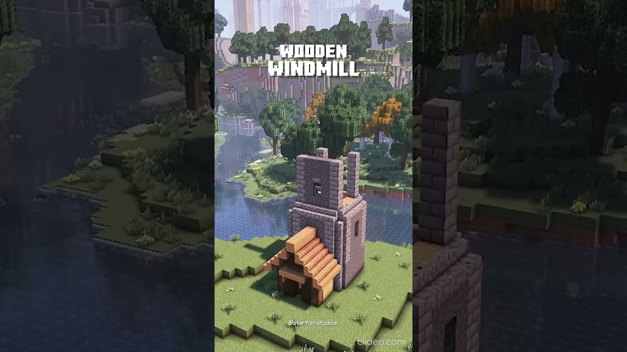 minecraft windmill build asmr minecraft minecraftbuilding VCrNkSA4