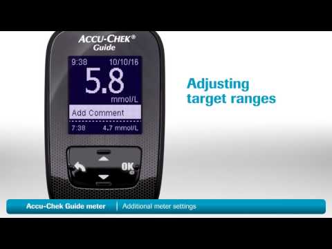 Accu-Chek® Guide Blood Glucose System: Additional Meter Settings