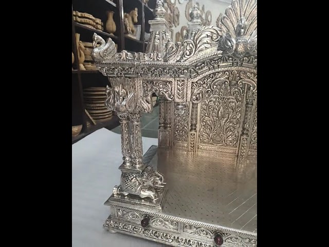 Silver Temples - 36Inch Silver Coated Temple Manufacturer from Udaipur