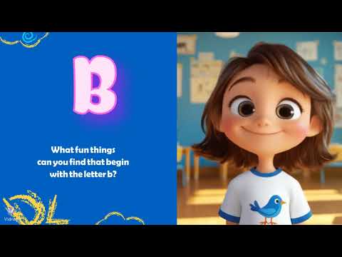 B is for Apple: Learning Words That Start with B!" Kids English Kids English Alphabet Learning l