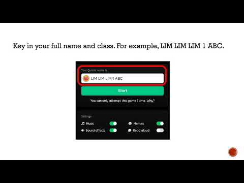 Spelling via quizizz