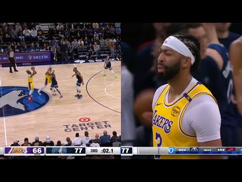 Anthony Davis was SO SICK of D’Angelo Russell after he did this 😂