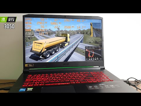 Euro Truck Simulator 2 - Acer Nitro 5 - RTX 3050 - Laptop + Best Settings (2025)