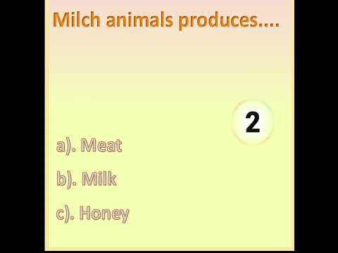 (MCQ) "produce of Milch animals" CBSE/NCERT Science Class 7|#BrightIQ | #Shorts