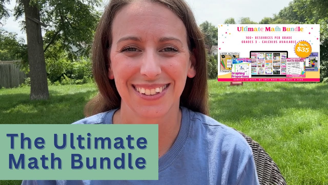 Ultimate Math Bundle | BEST math sale of the year #highschoolmath #middleschoolteacher #mathteacher