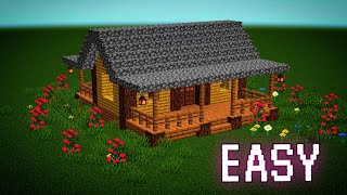 Minecraft: How to Build a Simple Survival House | Cabin House Tutorial ...