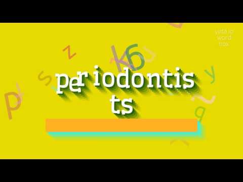 How to say "periodontists"! (High Quality Voices)