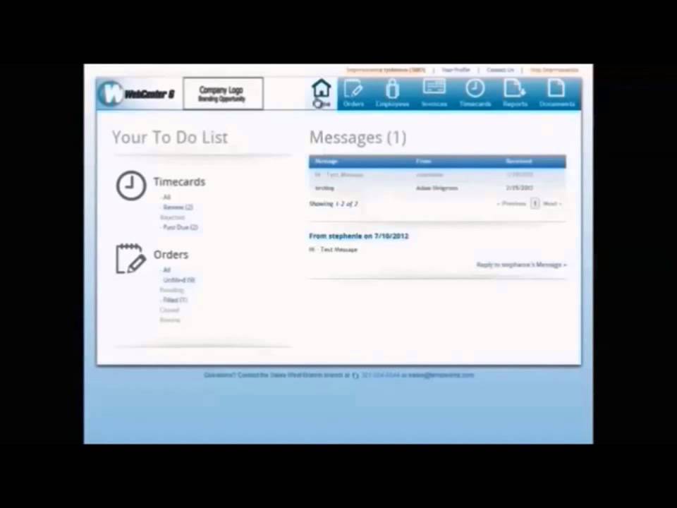 Basic WebCenter Training