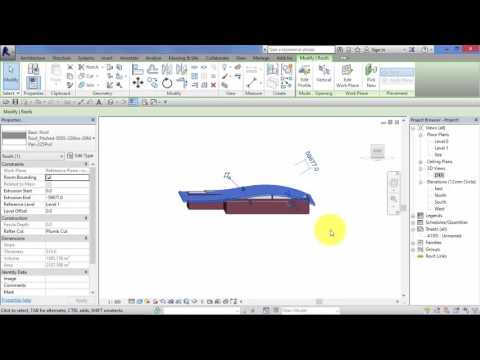 Module 4: Unit 11: Revit Architecture: Roof by Extrusion Video Lecture - Design Softwares