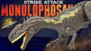 Mattel Jurassic World Rebirth Strike Attack Monolophosaurus Review!!!