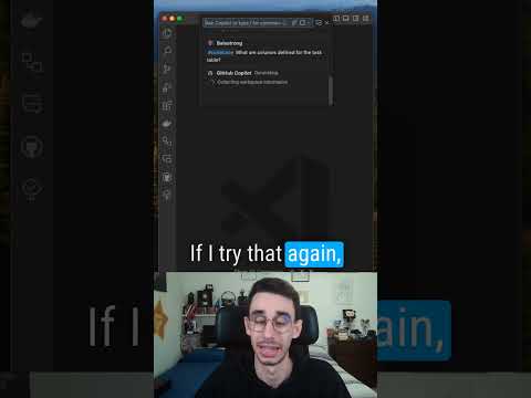 Copilot Chat knows your codebase (new Context feature) #github #copilot #ai