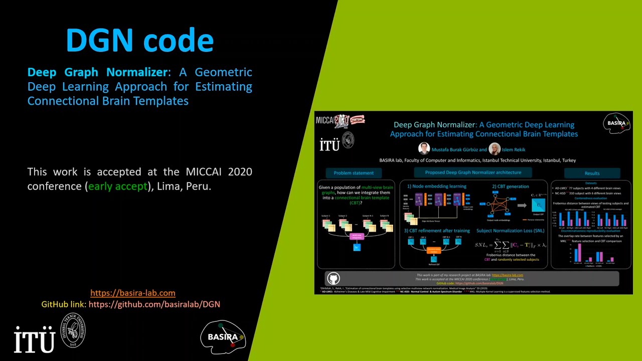 GitHub Code of Geometric Deep Learning for Integrational Connectomics (Gurbuz et al., MICCAI 2020)
