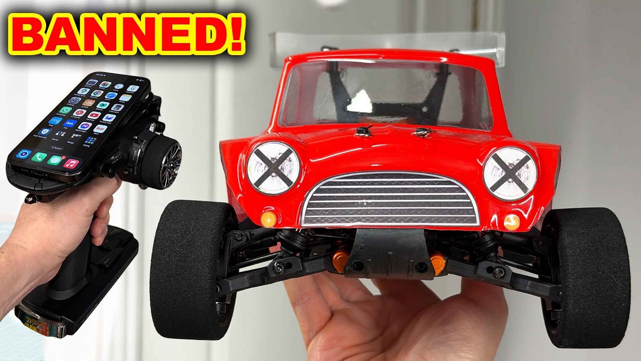 The ULTIMATE Cheat RC Mini Cooper - Too fast to race!