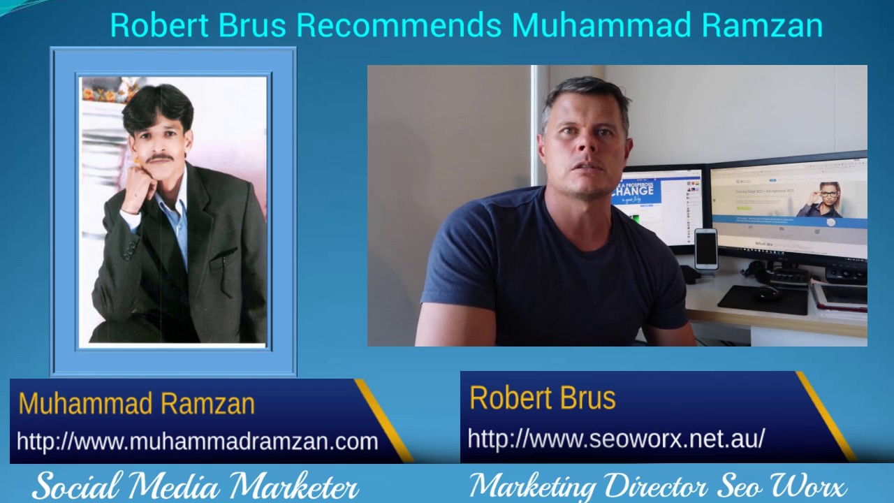 Robert Brus Recommends Muhammad Ramzan Linkedin Lead Generation Expert
