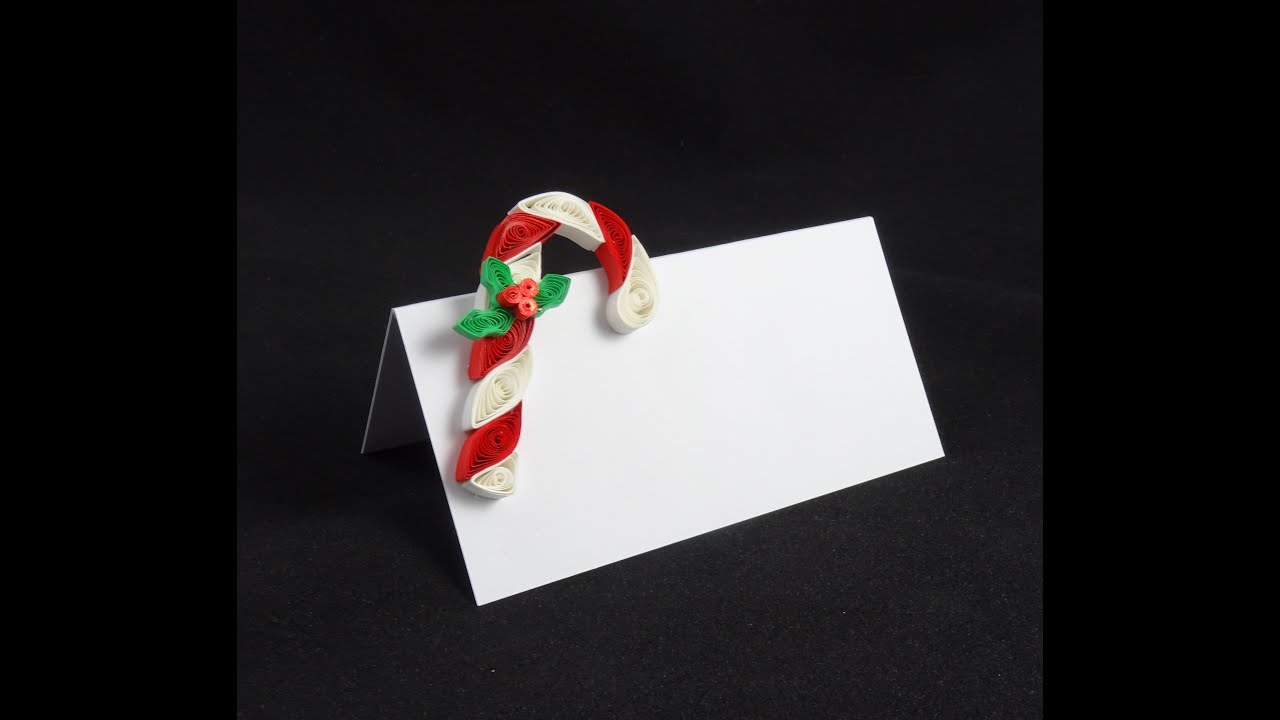 Christmas Quilling Tutorial - candy canes