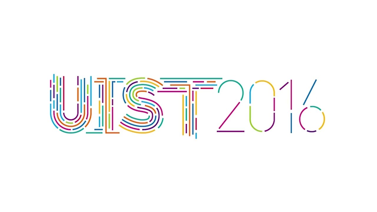 UIST 2016 Technical Program Preview