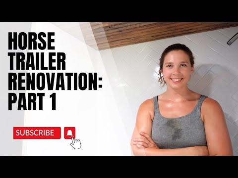 Horse Trailer Renovation: Demo Part 1