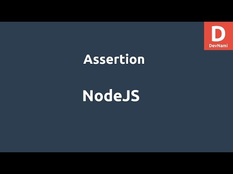 Learn NodeJS Assertion - Mind Luster
