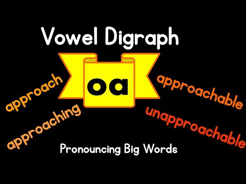 Vowel Digraph 'oa' Pronouncing Big Words (seven to fifteen - letter words)