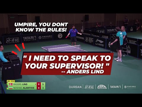 Anders Lind vs Noshad Alamiyan | Durban 2023 World Table Tennis Championships