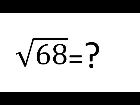 How to find Square Root of 68