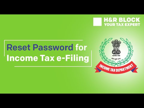 How to Reset Password on Income Tax e-Filing Portal