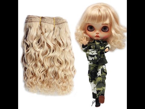 High Quality Hair Mohair Angora Wool China Doll Hair Extensions Mohair Goat Hair For Diy Blyth Dolls