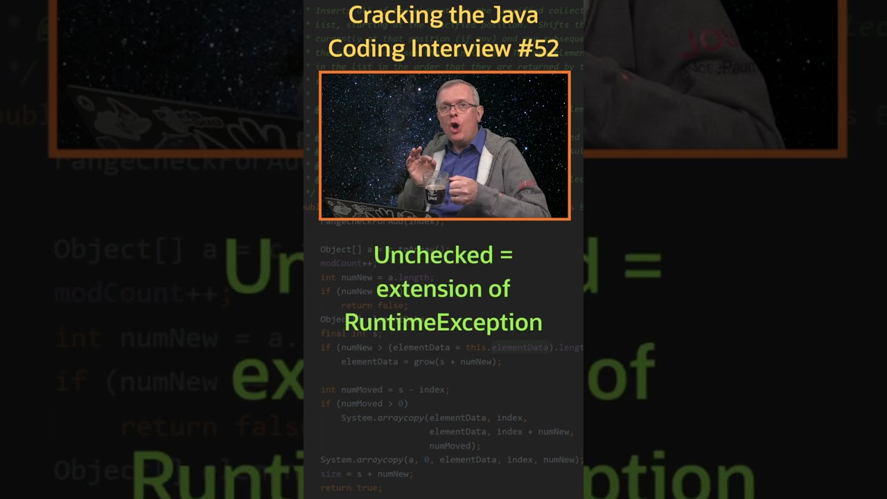 What difference between a checked and an unchecked Exception? - Cracking the Java Coding Interview