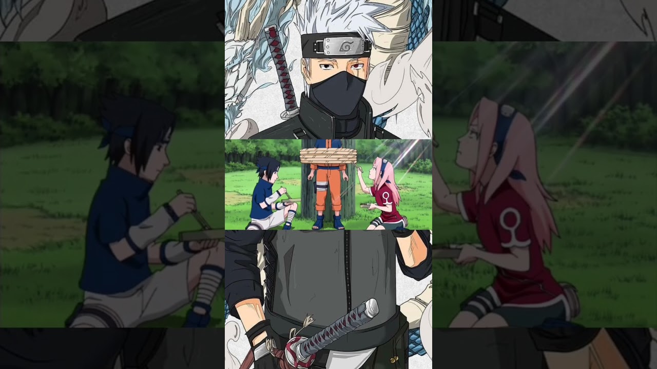 Kakashi obito and rin #naruto