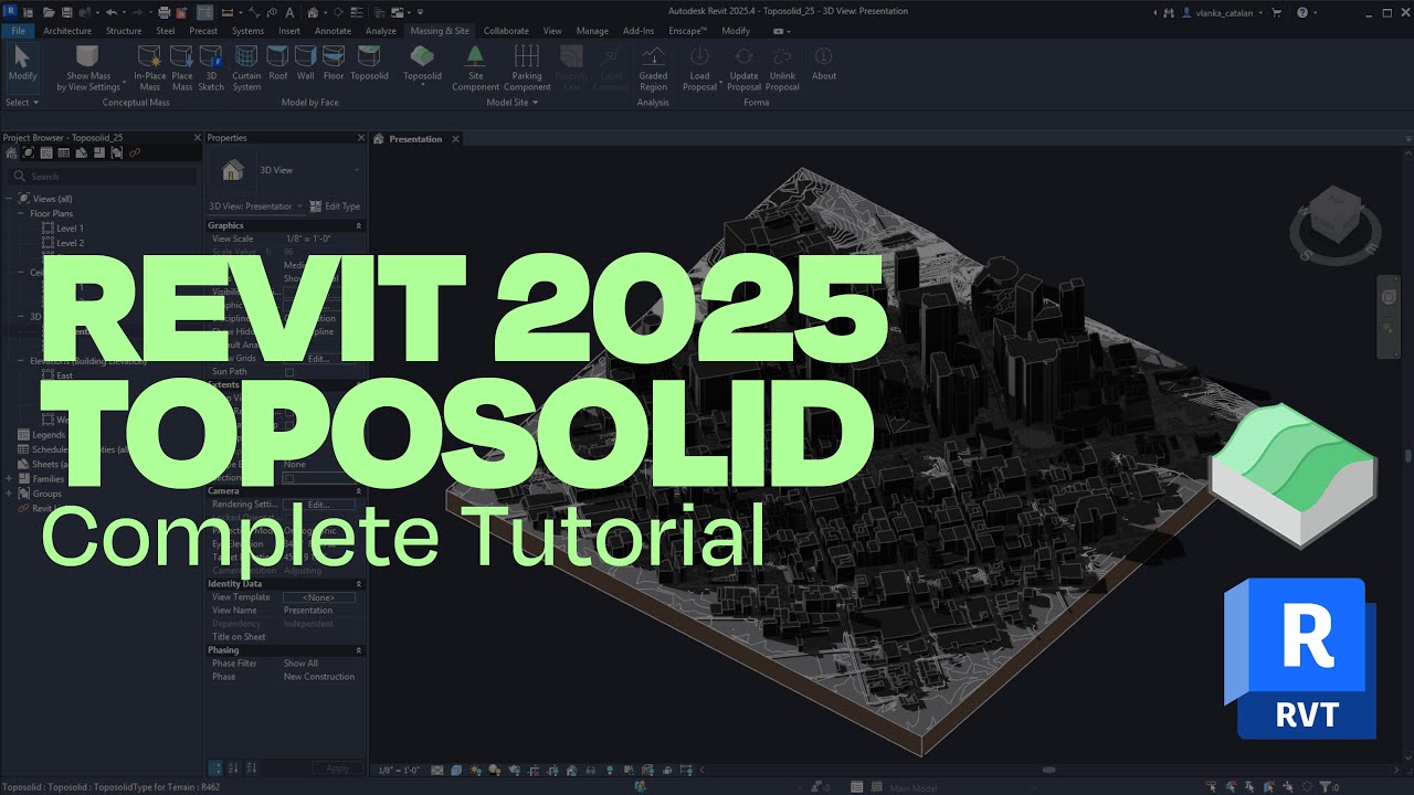 Revit Toposolid Explained - Complete Guide to Site Modeling in Revit 2025