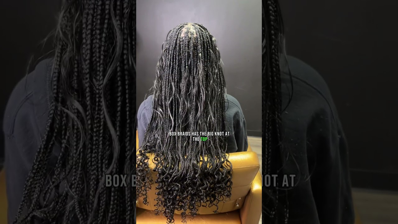 Box braids VS Knotless #boxbraids #boxbraidstyles #atlantabraider #atlbraider #knotlessbraids