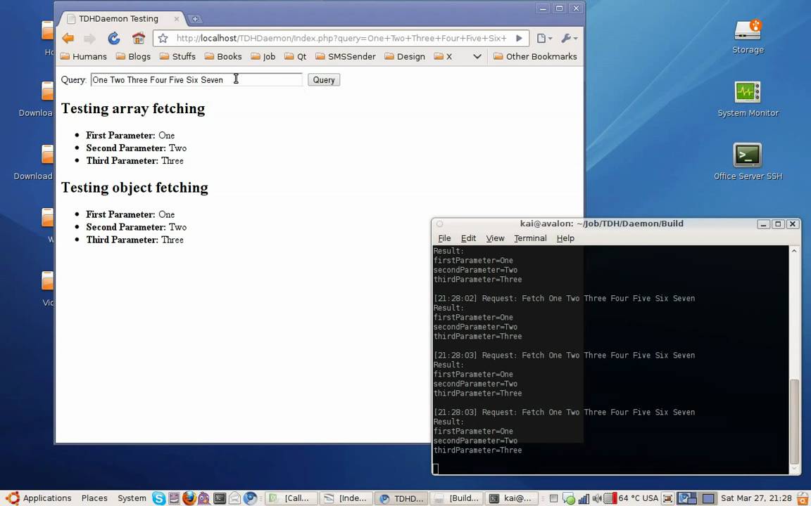 Daemon Communication with PHP