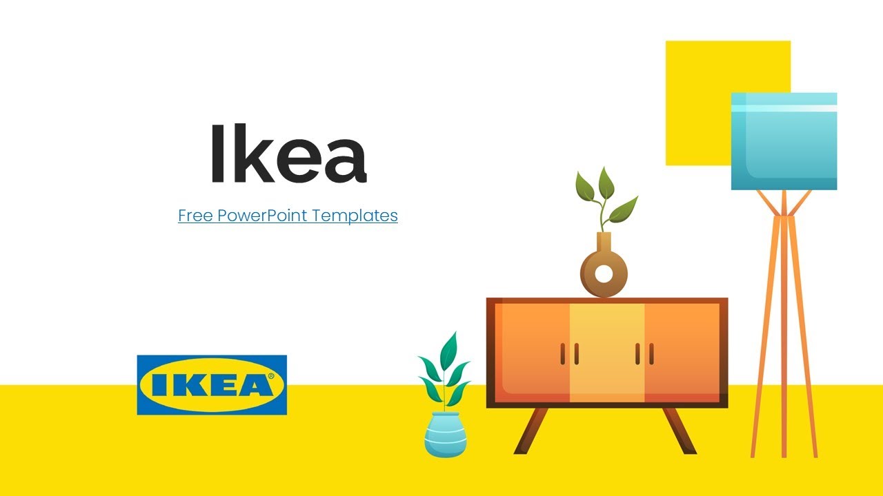 Free Ikea PowerPoint Template by GreatPPT.com