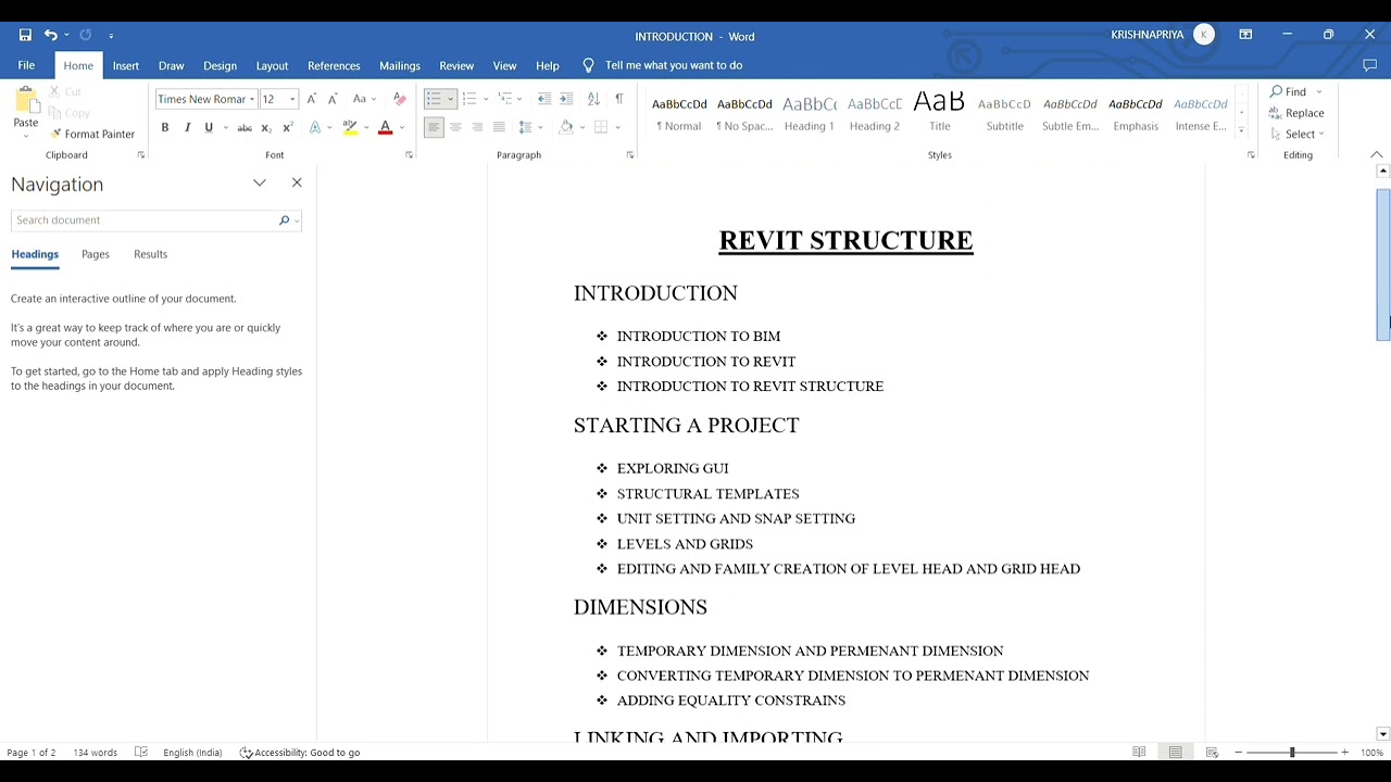 REVIT STRUCTURE DEMO CLASS