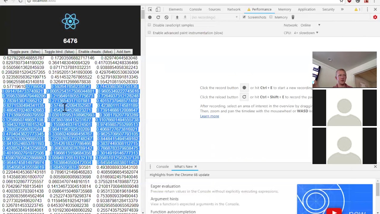 New React 16.5 Profiling Tools, and Component Performance